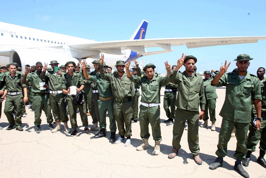 Libyan Soldiers Pose Photo Before Heading Editorial Stock Photo - Stock ...