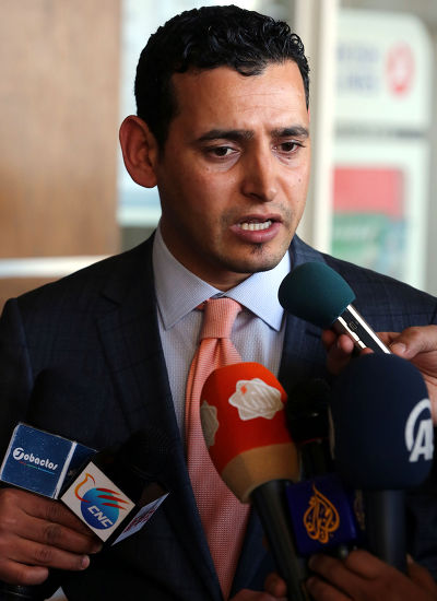 Omar Mohammed Humaidan Spokesman Libyan National Editorial Stock Photo ...