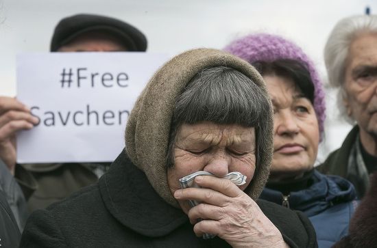 Maria Savchenko C Mother Nadezhda Savchenko Editorial Stock Photo ...