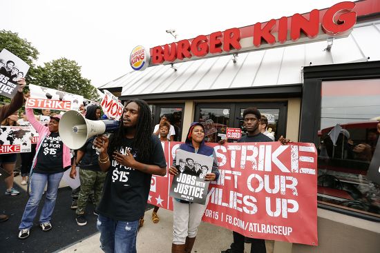 People Picket During Strike Burger King Editorial Stock Photo - Stock ...