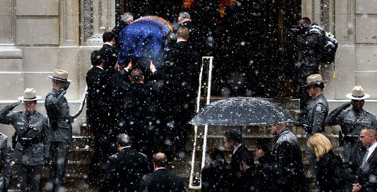 Casket Mario Cuomo Former Governor New Editorial Stock Photo - Stock ...