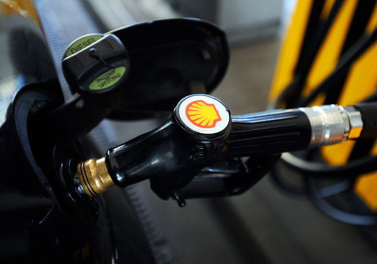 Pump Pictured Shell Garage London London Editorial Stock Photo - Stock ...
