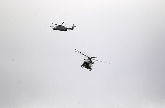 British Royal Air Force Merlin Helicopters Editorial Stock Photo ...