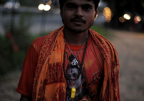 Kanwariya Devotee Lord Shiva Hindu Mythological Editorial Stock Photo ...