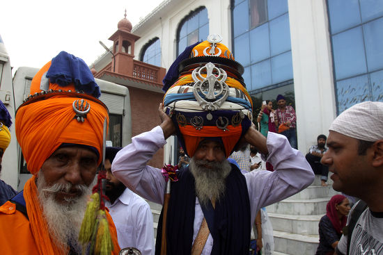 Nihang Sikh Man Whos Ancestors Belonged Editorial Stock Photo - Stock ...