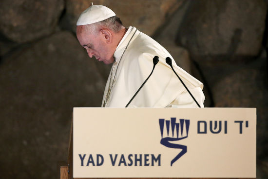 Pope Francis Leaves Podium After Holding Editorial Stock Photo - Stock ...