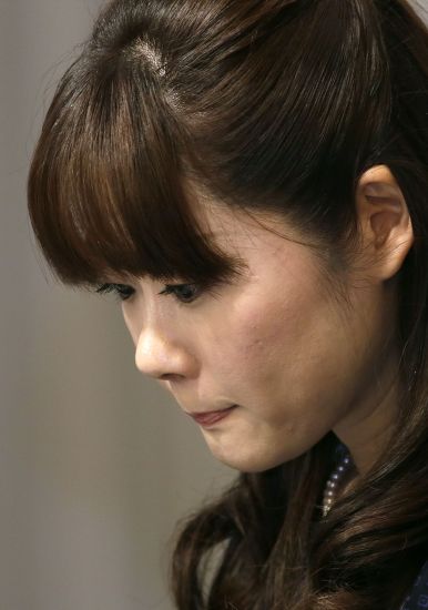 Japanese Scientist Researcher Haruko Obokata Listens Editorial Stock ...