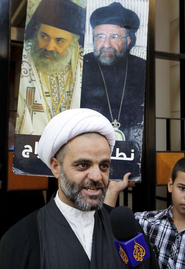 Lebanese Sheikh Abbas Zgheib Relative One Editorial Stock Photo - Stock ...