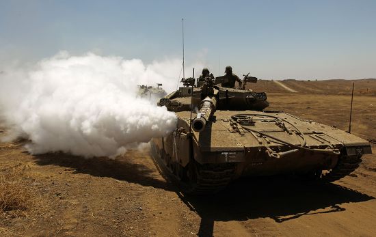 Israeli Tanks Elite Unit Golani Brigade Editorial Stock Photo - Stock ...