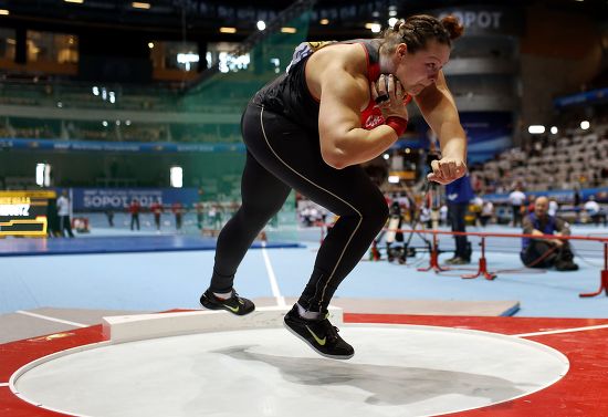 Christina Schwanitz Germany Action During Womens Editorial Stock Photo ...