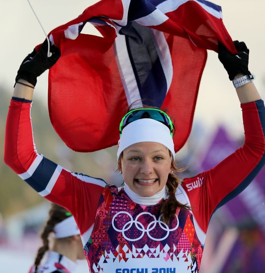 Maiken Caspersen Falla Norway Celebrates After Editorial Stock Photo ...