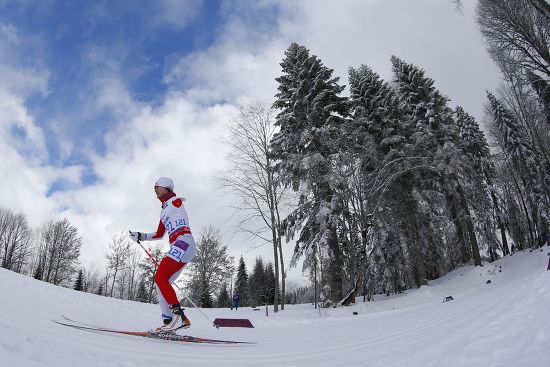 Caroline Bisson Canada Action During Biathlon Editorial Stock Photo ...