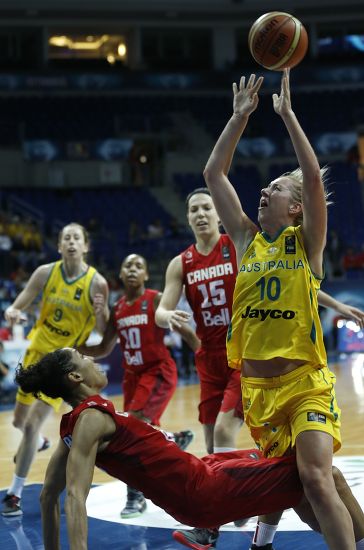 Australias Rachel Jarry R Tries Basket Editorial Stock Photo - Stock ...