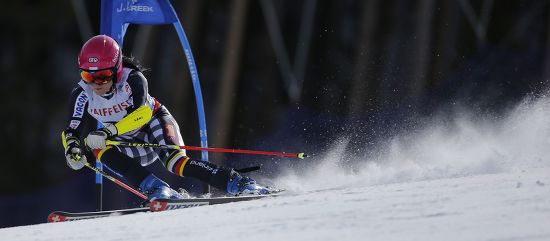 Merle Soppela Finland During Her Run Editorial Stock Photo - Stock ...