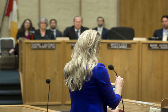Laura Fink Speaks San Diego City Editorial Stock Photo - Stock Image ...