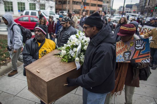 Coalition Advocacy Groups Hold Mock Funeral Editorial Stock Photo ...