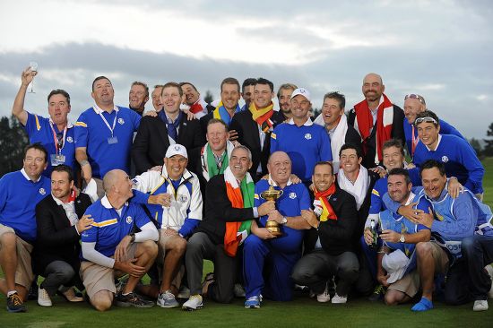 Europes Victorious Ryder Cup Team Their Editorial Stock Photo - Stock ...