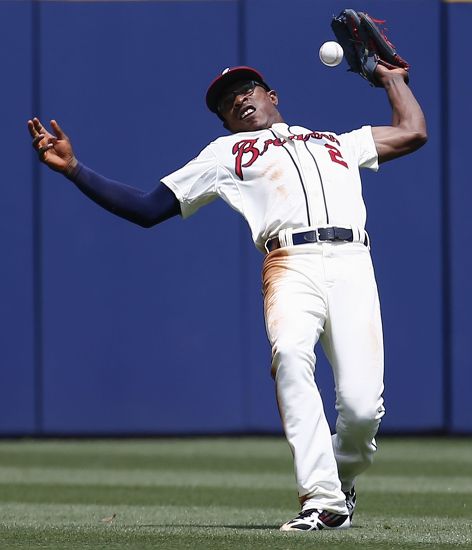 Atlanta Braves Center Fielder B J Editorial Stock Photo - Stock Image ...