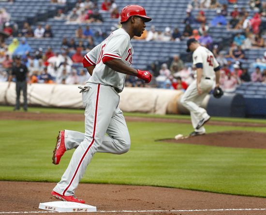 Philadelphia Phillies First Baseman John Mayberry Editorial Stock Photo ...