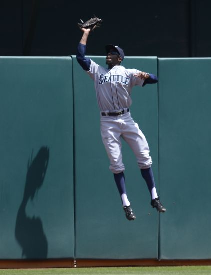 Seattle Mariners Center Fielder James Jones Editorial Stock Photo ...