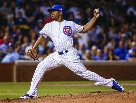 Chicago Cubs Pitcher Wesley Wright Throws Editorial Stock Photo - Stock ...