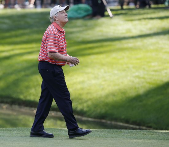 Jack Nicklaus Us Watches His Ball Editorial Stock Photo - Stock Image ...