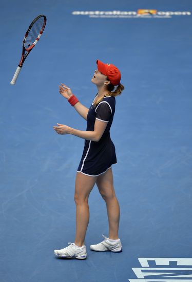 Alize Cornet France Throws Her Racquet Editorial Stock Photo - Stock ...
