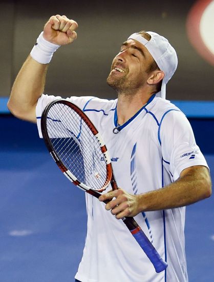 Benjamin Becker Germany Jubilates After Winning Editorial Stock Photo ...