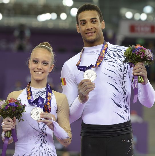 Silver Medalists Yana Vastavel Solano Cassamajor Editorial Stock Photo ...