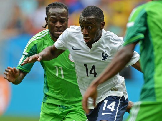 Nigerias Victor Moses L Frances Blaise Editorial Stock Photo - Stock ...