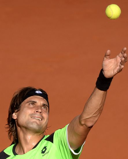 David Ferrer Spain Action During His Editorial Stock Photo - Stock ...