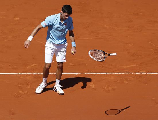 Novak Djokovic Serbia Smashes His Racquet Editorial Stock Photo - Stock ...