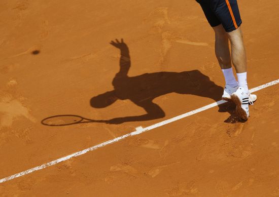 Silhouette Novak Djokovic Serbia Action Against Editorial Stock Photo ...