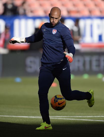 Usas Goalkeeper Timothy Howard Warms Before Editorial Stock Photo ...