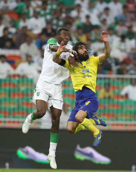 Alahli Player Osama Hawsawi L Fights Editorial Stock Photo - Stock ...