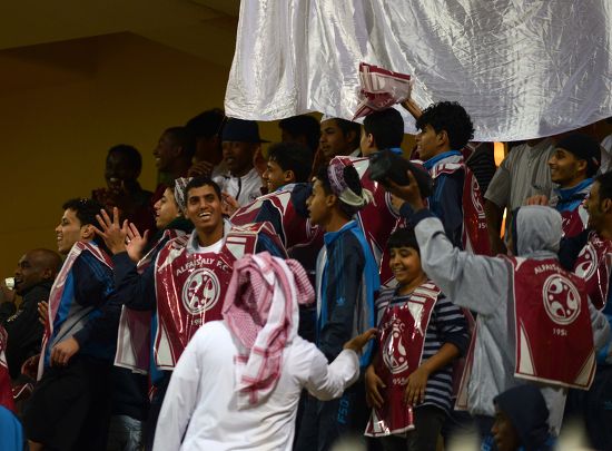 Al Faisaly Fans Cheers During Saudi Editorial Stock Photo - Stock Image ...