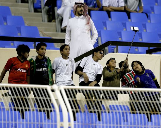 Hajer Fans Cheer Their Team During Editorial Stock Photo - Stock Image ...
