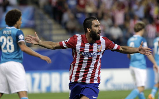 Atletico Madrids Turkish Midfielder Arda Turan Editorial Stock Photo ...