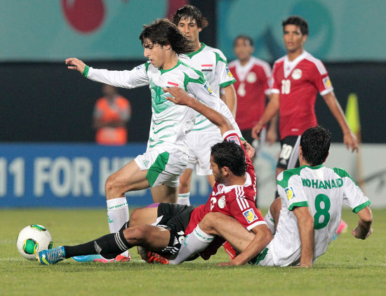 Egypts Mahmoud Hamad Bottom C Beaten Editorial Stock Photo - Stock ...