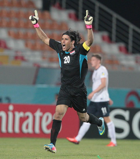 Iraq Goal Keeper Captain Mohammed Hameed Editorial Stock Photo - Stock ...