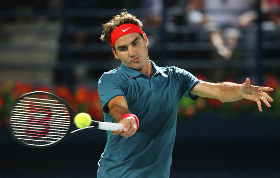 Roger Federer Switzerland Returns Ball Benjamin Editorial Stock Photo ...