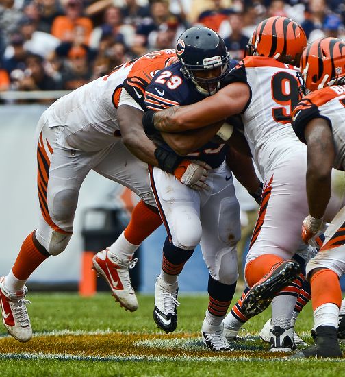 Chicago Bears Running Back Michael Bush Editorial Stock Photo - Stock ...