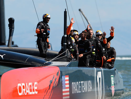 Crew Oracle Team Usa Including Helmsman Editorial Stock Photo - Stock ...