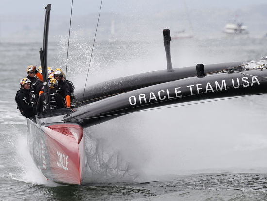 Oracle Team Usa Sails Towards Finish Editorial Stock Photo - Stock ...