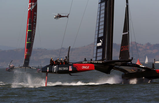 Oracle Team Usa R Races Ahead Editorial Stock Photo - Stock Image ...