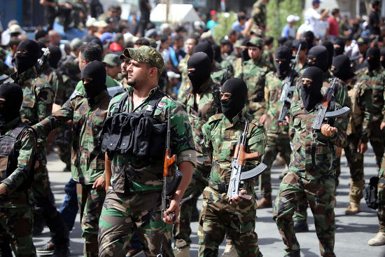 Members Newly Established Shiite Militia Peace Editorial Stock Photo ...