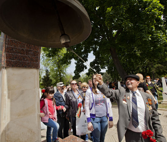Old Man Rings Bell Memory During Editorial Stock Photo - Stock Image ...