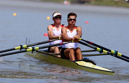 Germanys Konstantin Steinhuebel Lars Hartig Compete Editorial Stock ...