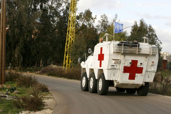 Armored Emergency Vehicle Un Peacekeeping Force Editorial Stock Photo ...