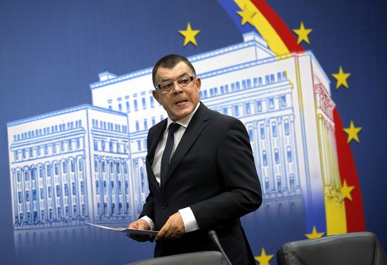 Romanian Outgoing Interior Minister Radu Stroe Editorial Stock Photo ...